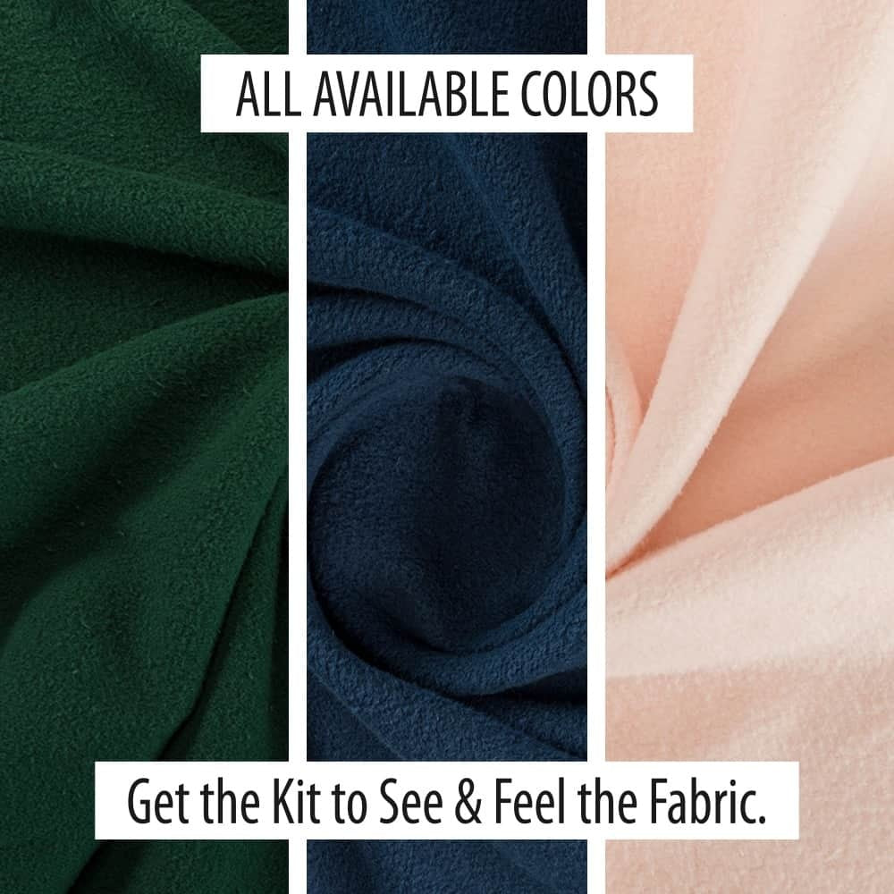 ProECO® Stretch-FIT™ Organic Cotton Fleece Fabric Color Swatch Kit (SK ...